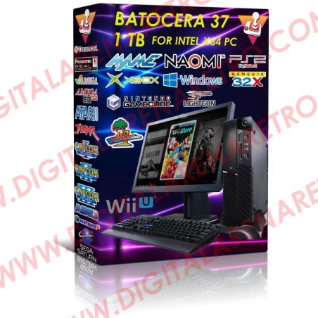 Batocera 37 1TB Emulator games for PC 64 bit with roms