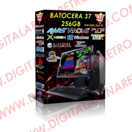 Batocera 37 256GB Emulator games for PC 64 bit with roms